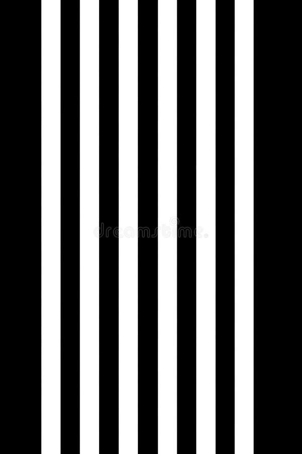 Vertical Black and White Stripes Alternate in Equal Width. the Pattern ...
