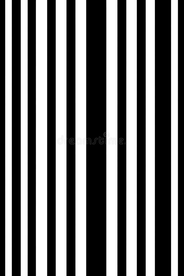 Vertical Black and White Stripes Evenly Alternate Across the Image ...