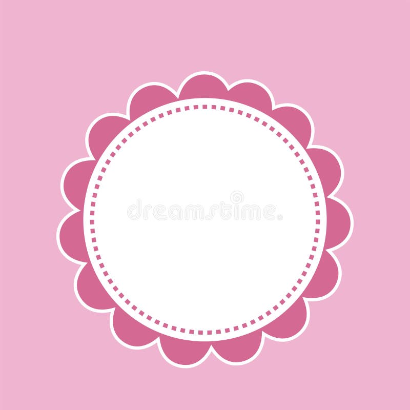 Vertical Blank Frame Illustration Minimal Creative Design for Text ...