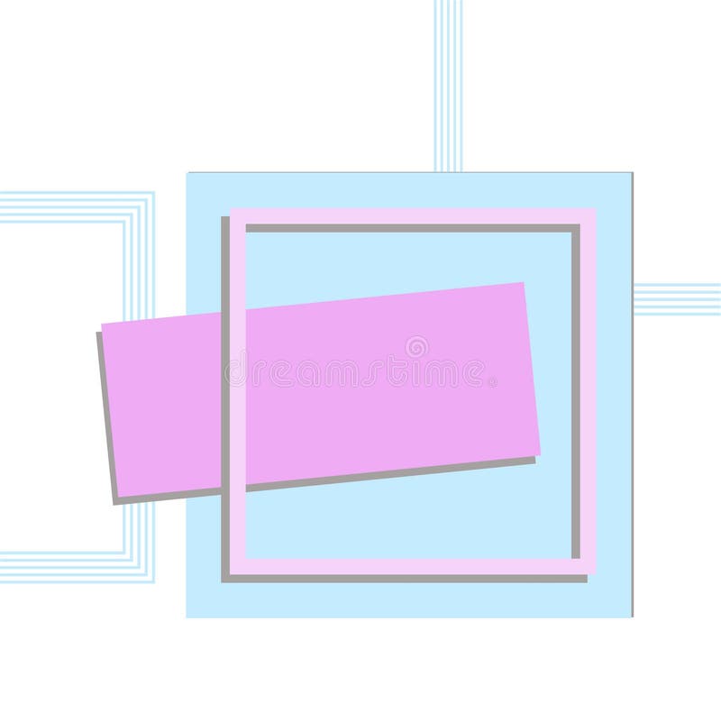 Vertical Blank Frame Illustration Minimal Creative Design for Text ...