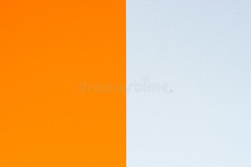 Vertical Blank Orange Paper and White Paper for Background Stock Image ...