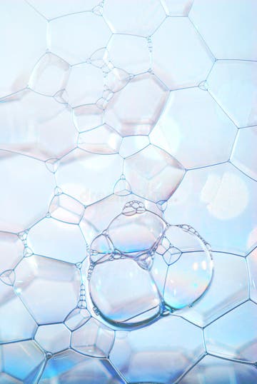 Vertical Blue Bubble Wall Pattern Texture Background Stock Image ...