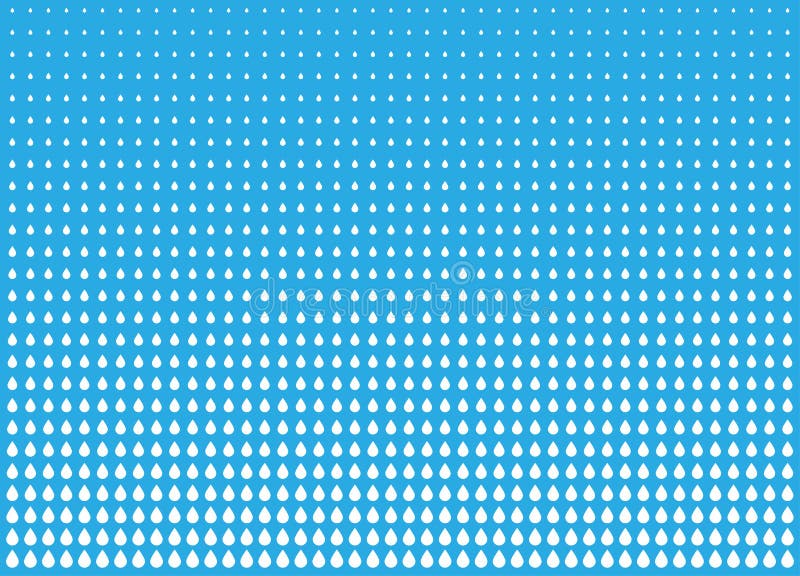 Vertical Blue Gradient Halftone Drip Dots Background. Water Template ...