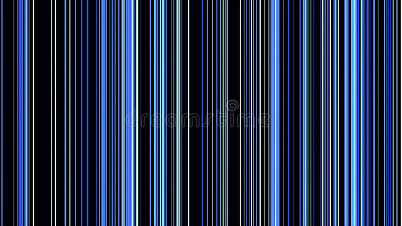 Blue Straight Narrow Lines Moving Towards the Center of Black Screen ...