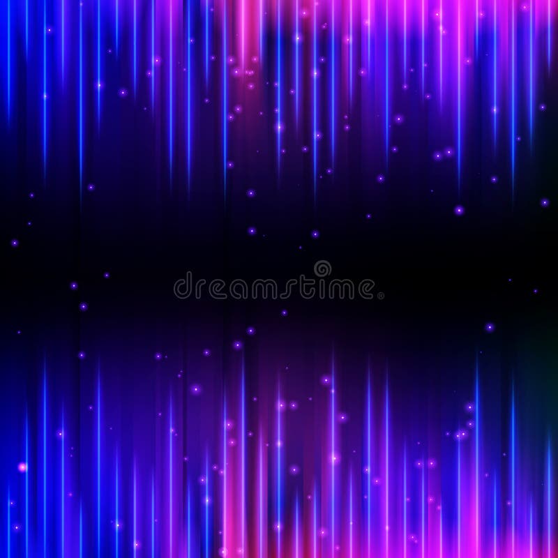 Vertical Blue and Pink Shine Aurora Polaris Flares Vector Radiant ...