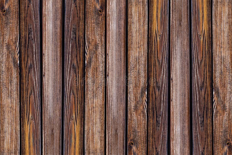 Vertical Boards Narrow Weathered Brown Background Base Wooden Panel ...