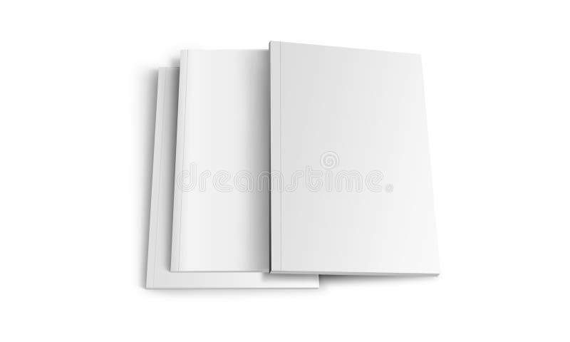 A4 Vertical Brochure, Magazine, Catalog, Mockup 3D Rendering Stock ...