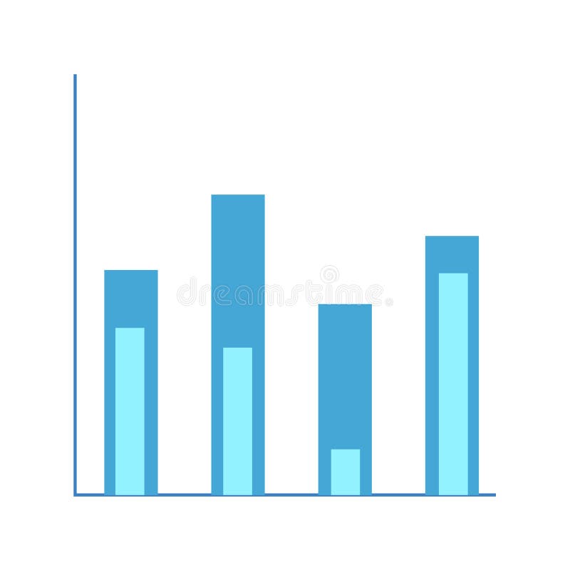 Vertical Bar Chart with Positive Negative Values Stock Vector ... Vertical Bar Chart with Positive Negative Values Stock Vector ...