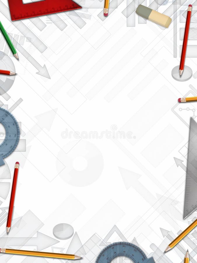 Abstract Statistics Frame Border Stock Illustration - Illustration of ...