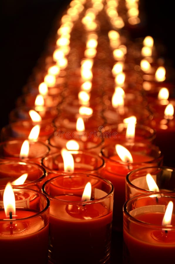 Vertical candle light stock photo. Image of hope, christmas - 53997350