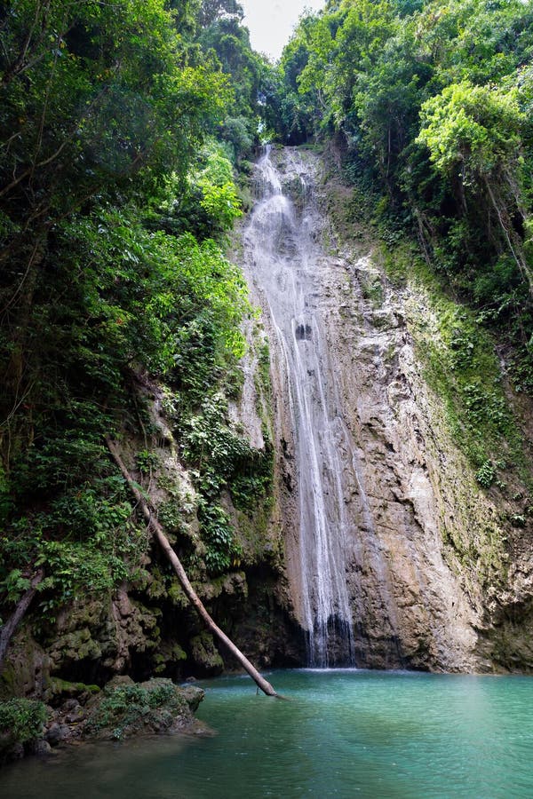 Vertical of Cangbangag Falls, Siquijor, Philippines Stock Photo - Image ...