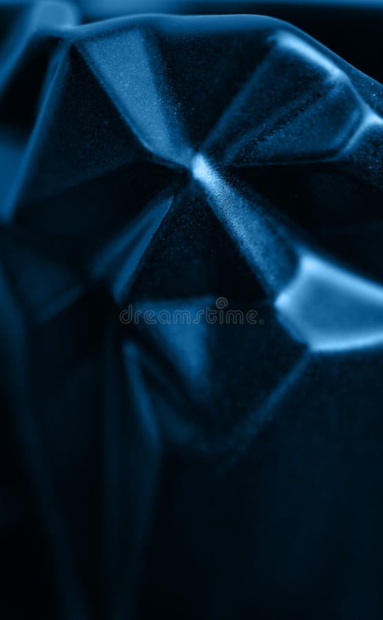 Vertical Classic Blue Abstract Macro Faceted Dark Edged Background ...