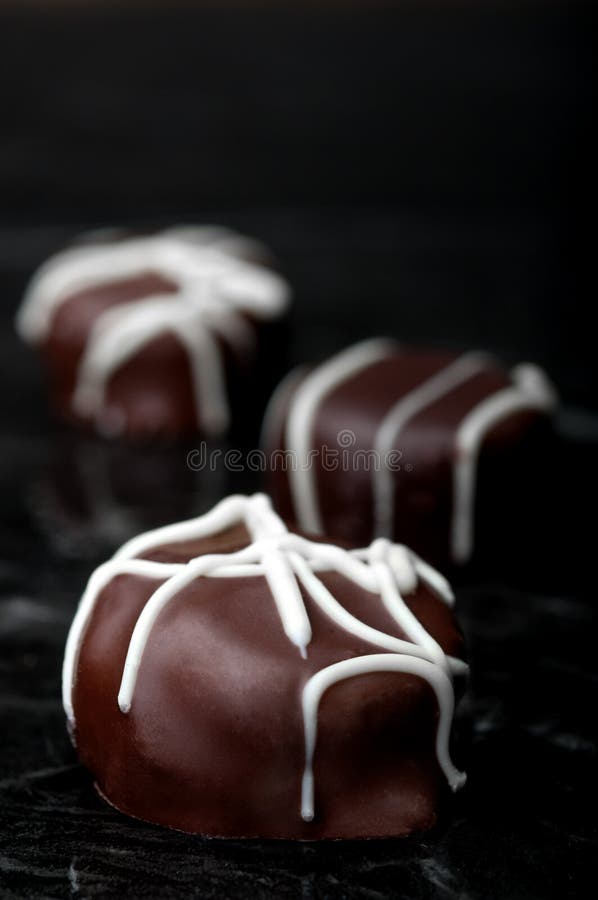 Vertical Close Up of Chocolate Truffles Stock Photo - Image of creamy ...