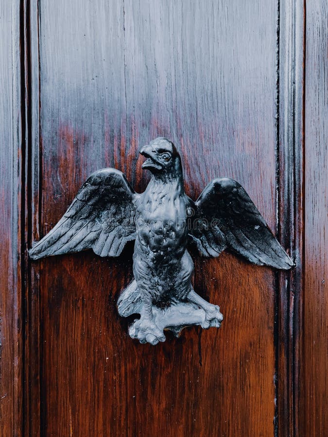 Eagle Door Knocker stock photo. Image of animal, door - 217966434