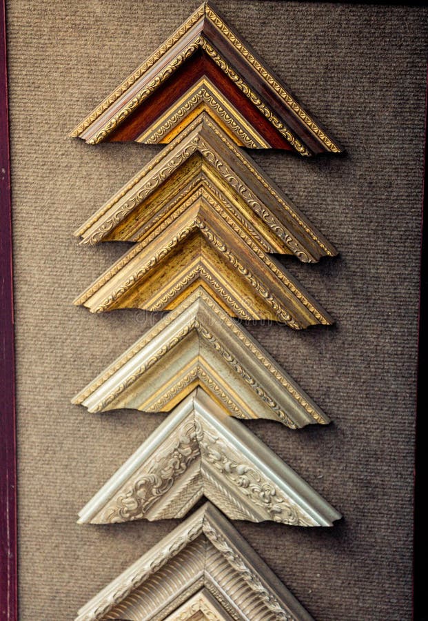 Vertical Closeup Shot of Triangular Wall Corner Details Stock Image ...