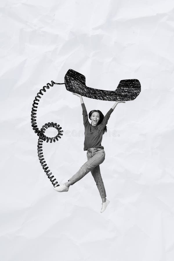 Vertical Creative Collage Photo Illustration of Funny Positive Ecstatic ... Vertical Creative Collage Photo Illustration of Funny Positive Ecstatic ...
