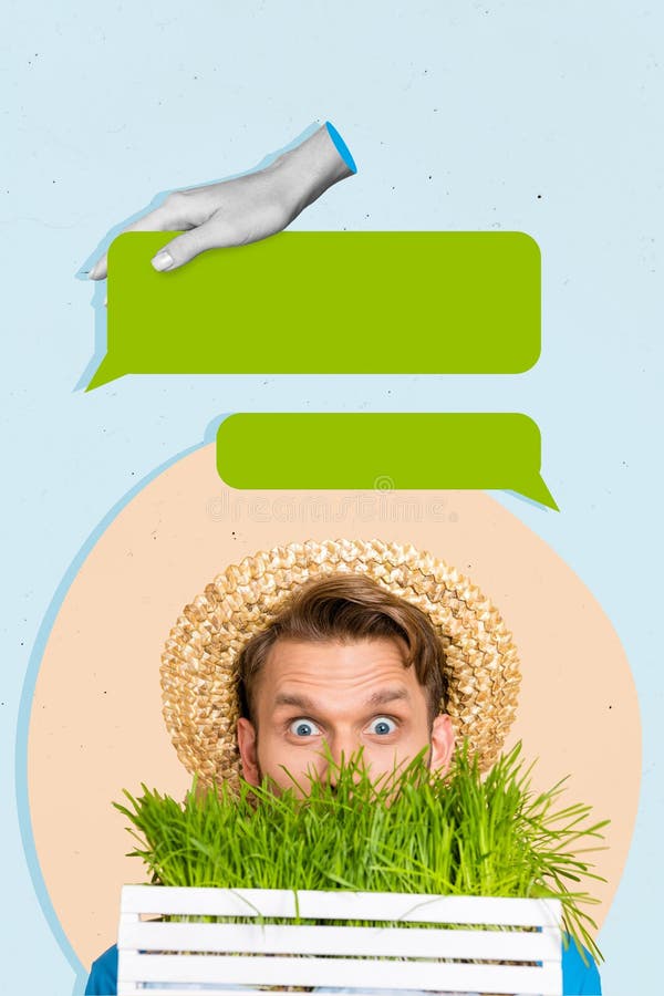 Vertical Collage Picture of Black White Effect Arm Hold Empty Space ...