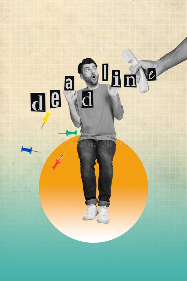 Vertical Collage Picture Illustration Black White Filter Scary Afraid ...