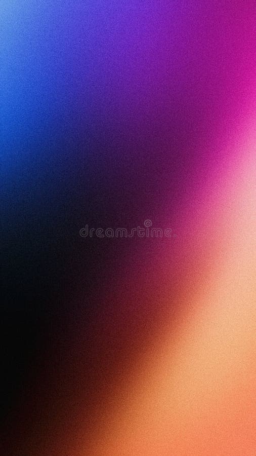 Vertical Color Gradient Background Purple Orange Blue Black Grainy ...