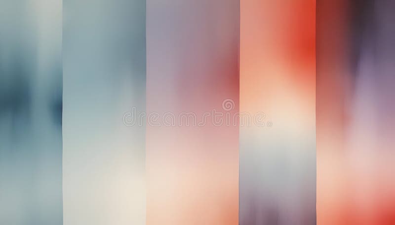 Vertical Color Gradients of Different Shades are Displayed in Panels ...