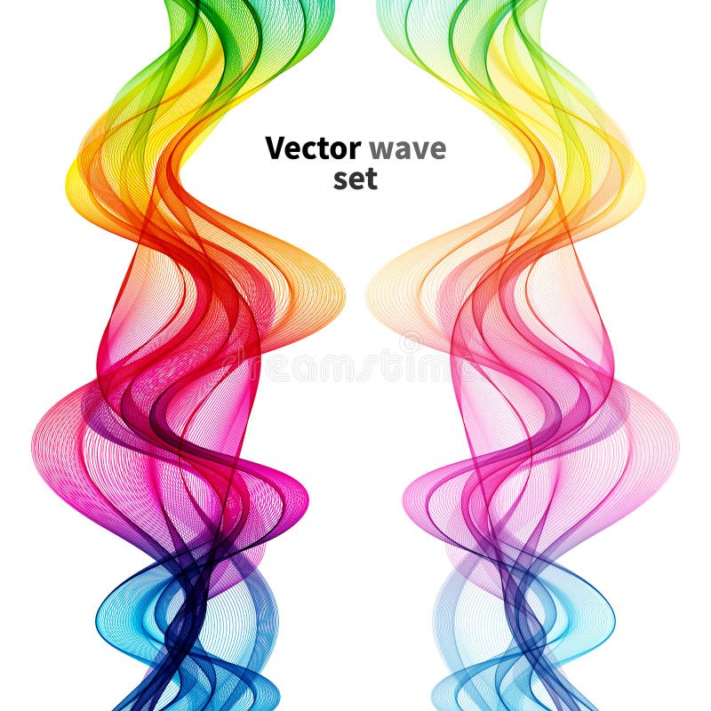 Vertical Color Spectrum Wave Design, Abstract Background Eps10 Stock ...