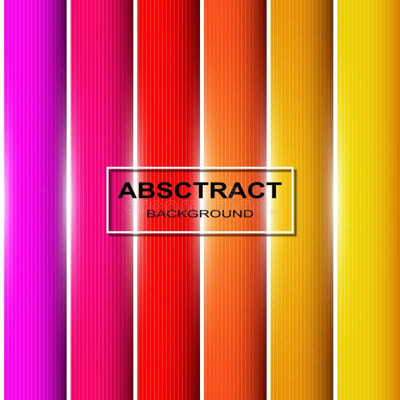 6 Vertical Colored Stripes. Abstract Vector Background Stock Vector ...