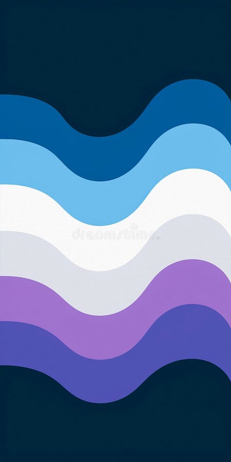 A Vertical, Colorful Abstract Wave Background Featuring Midnight Blue ...