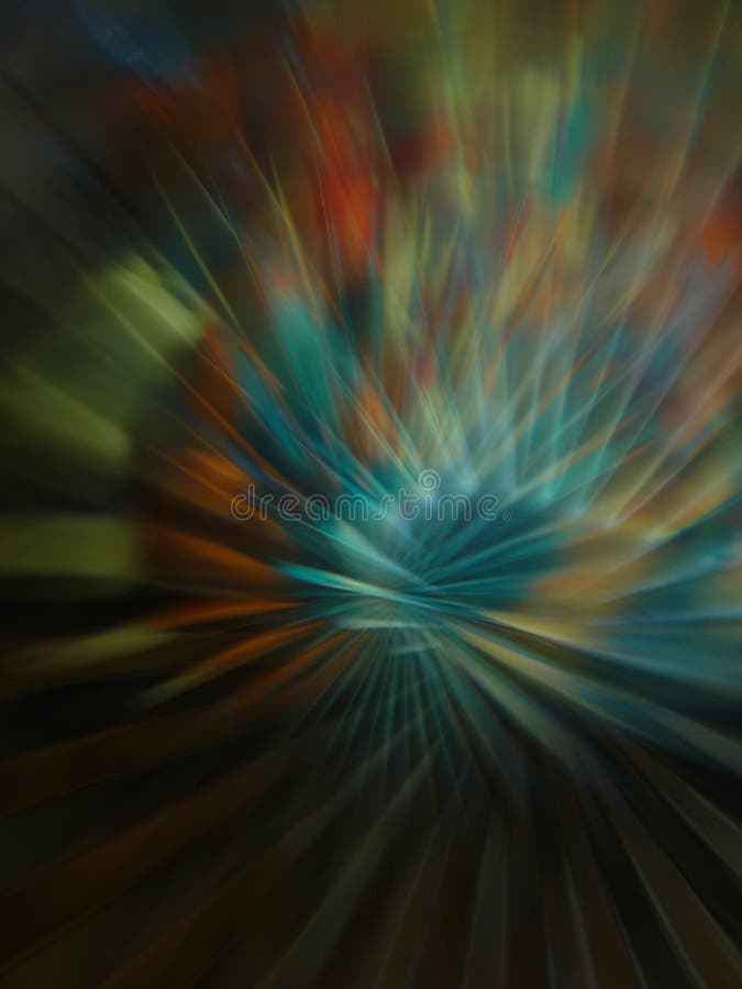 Vertical Colorful Shot of Intersecting Refracted Abstract Light Layers ...
