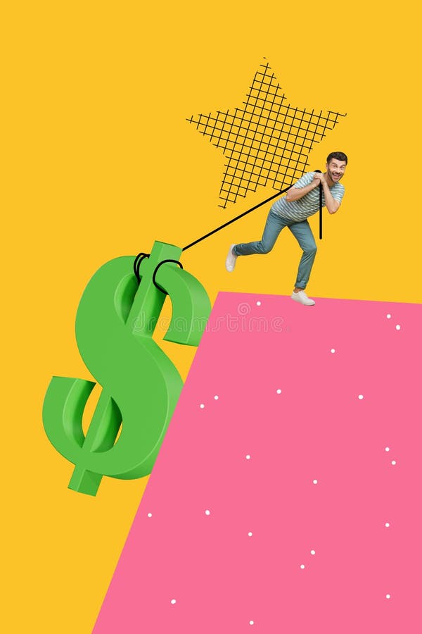 Vertical Composite Artwork Collage Image Picture of Mini Guy Pull ...