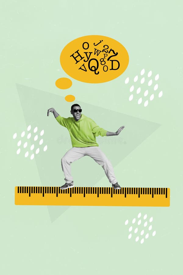 Vertical Composite Creative Collage Photo of Youngster Crazy Cool Guy ... Vertical Composite Creative Collage Photo of Youngster Crazy Cool Guy ...