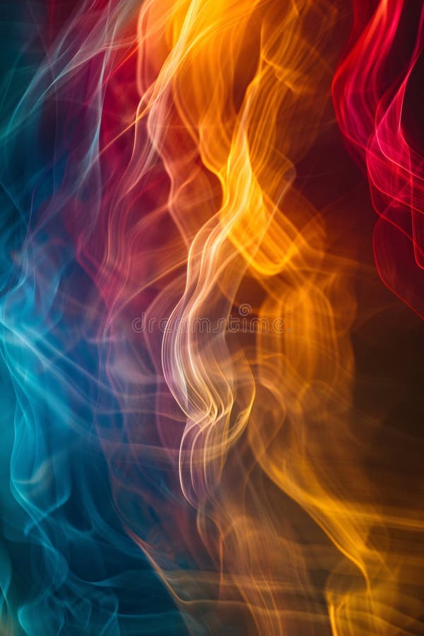 Vertical Composition Highlighting the Elegance of Cascading Light ...