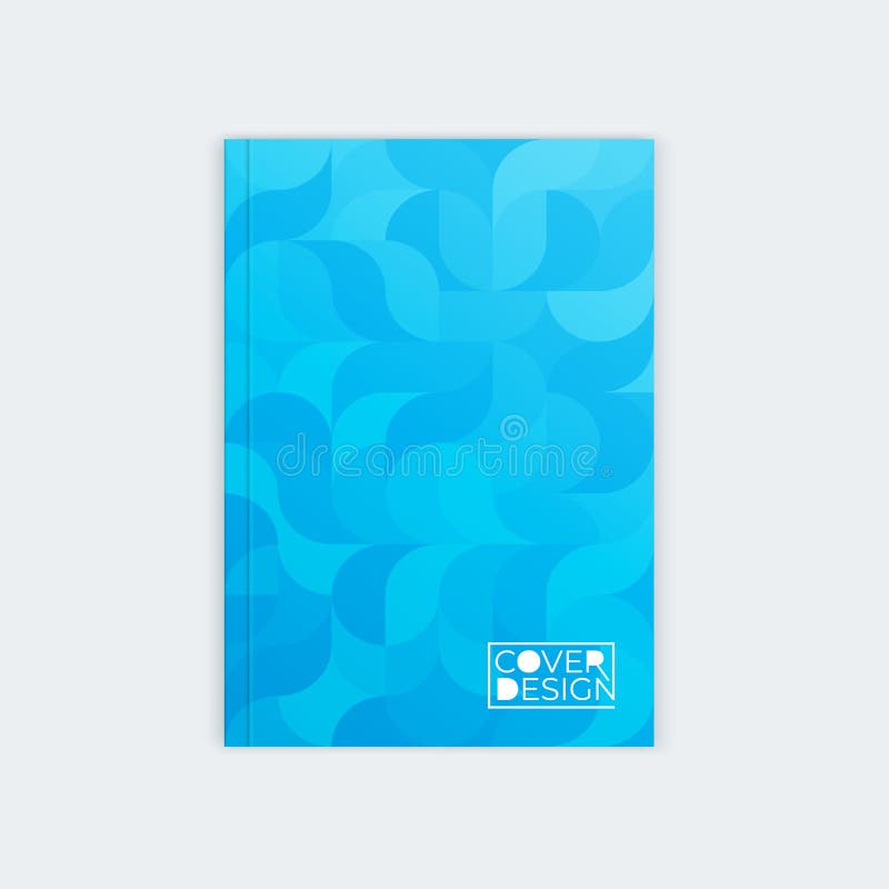 Vertical Cover Template A4. Wavy Abstract Design. Stock Vector ...