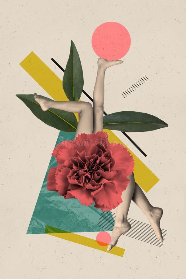 Vertical Creative Collage Picture Young Woman Legs Depilation Skincare ... Vertical Creative Collage Picture Young Woman Legs Depilation Skincare ...