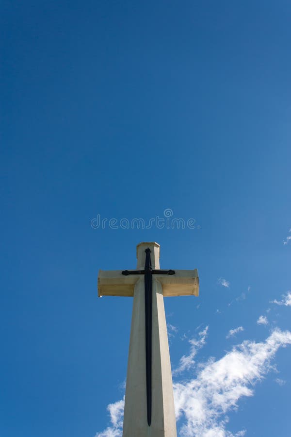 Vertical cross stock image. Image of public, building - 56677085