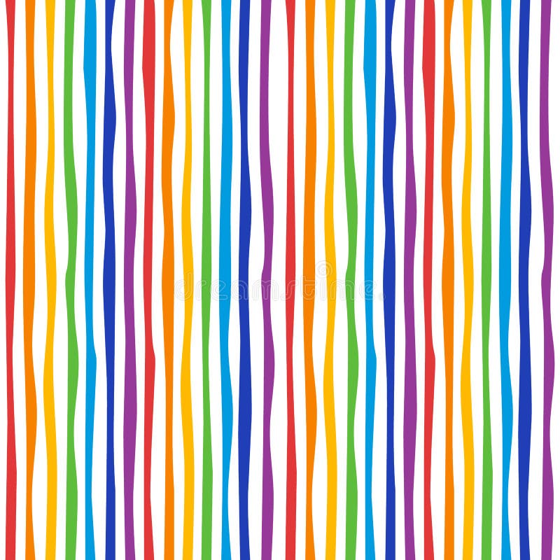 Vertical Curved Rainbow Lines Stock Vector - Illustration of creative ...