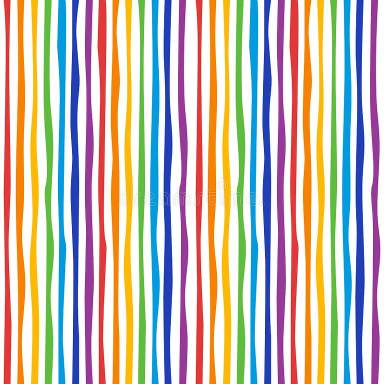 Vertical Curved Rainbow Lines Stock Vector - Illustration of creative ...