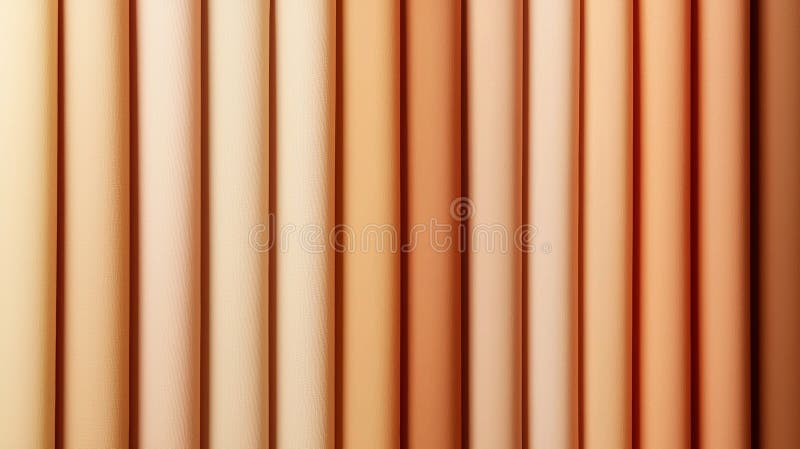 Vertical Cylinders Displaying a Warm Color Palette Showing Shades of ...
