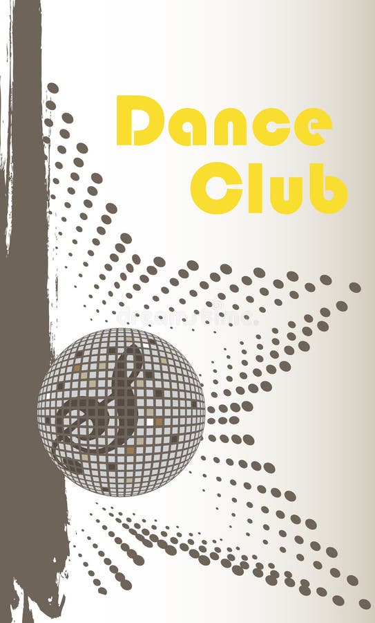 Vertical dance club banner stock vector. Illustration of party - 53475531