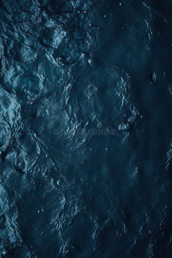 Top View Water Ripples Surface Blue Vertical Background Stock Photos ...