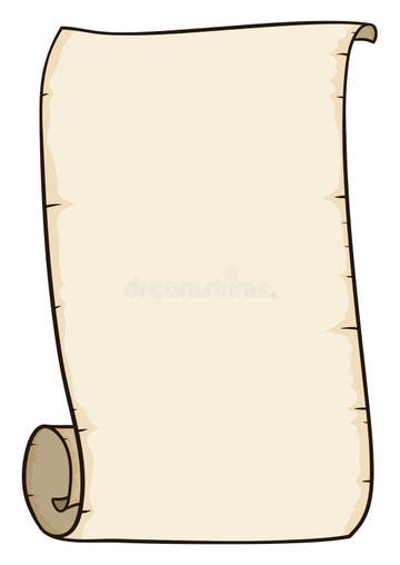 Unrolled Scroll Stock Illustrations – 442 Unrolled Scroll Stock ...