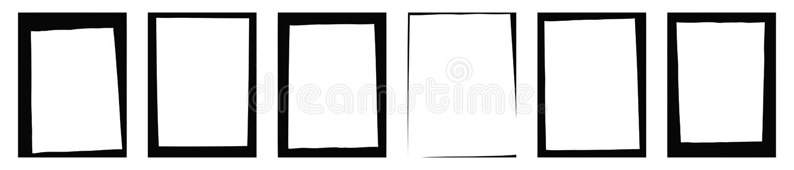 Rectangular Vertical Doodle Frames Stock Illustrations – 51 Rectangular Vertical Doodle Frames ...