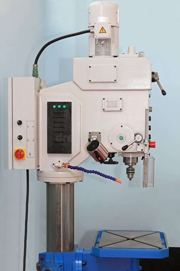 Vertical drill press stock image. Image of mill, industry - 30069529