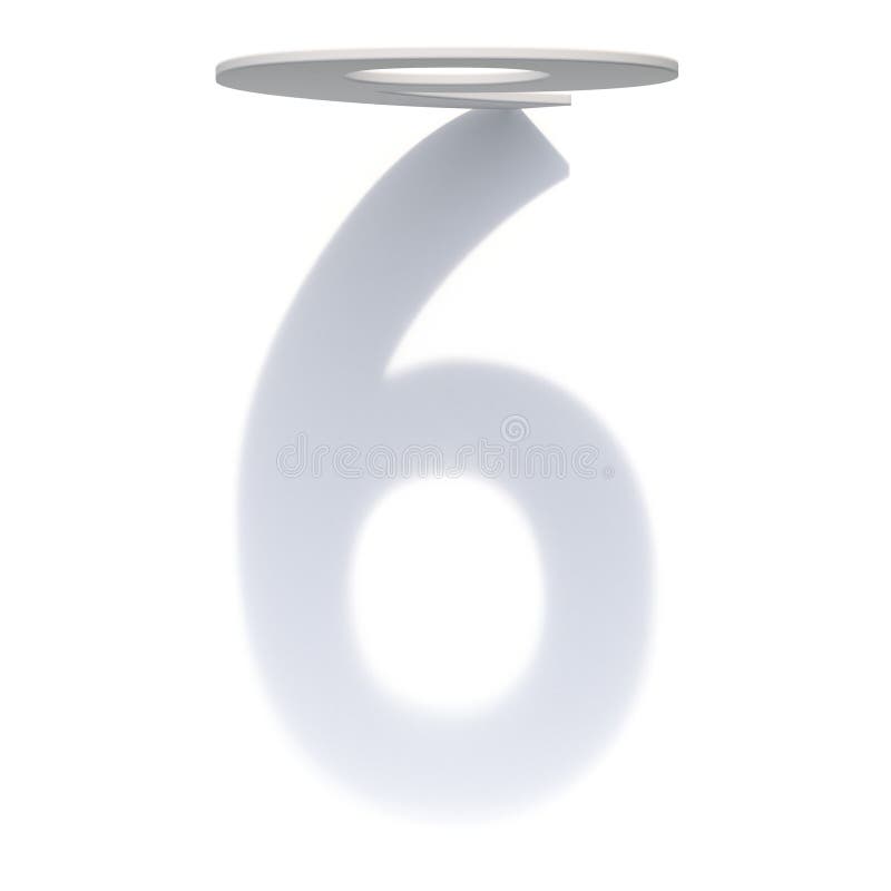 Drop Shadow Digit. Numbers 0-9 Stock Illustration - Illustration of ...