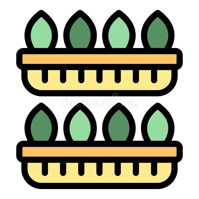 Vertical Farm Icon Vector Flat Stock Vector - Illustration of flat ...