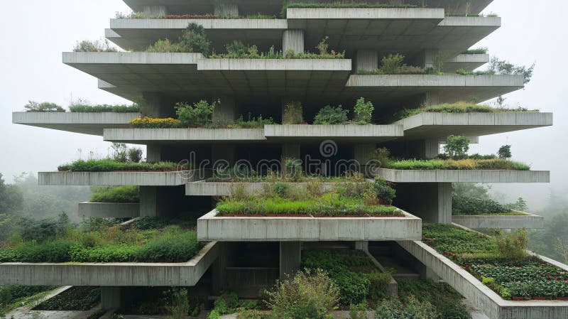 Vertical Farming, Modern Farming in Abandoned Building Stock Photo ...