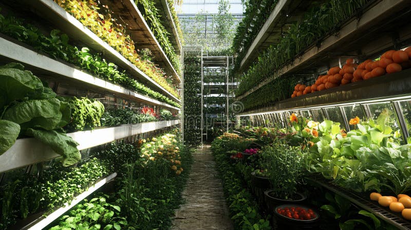 Vertical Farming, Modern Farming Stock Image - Image of modern, warming ...