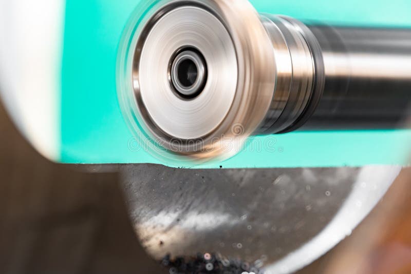 Vertical Feed of the Cutter on a CNC Milling Machine, Metal Cutting ...