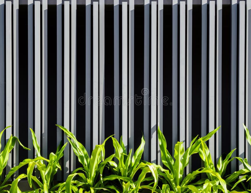 Vertical Fence Wall Facade Background Stock Photo - Image of stripes ...