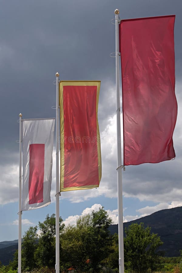 Vertical Flags Copy Space stock photo. Image of montenegro - 290723076
