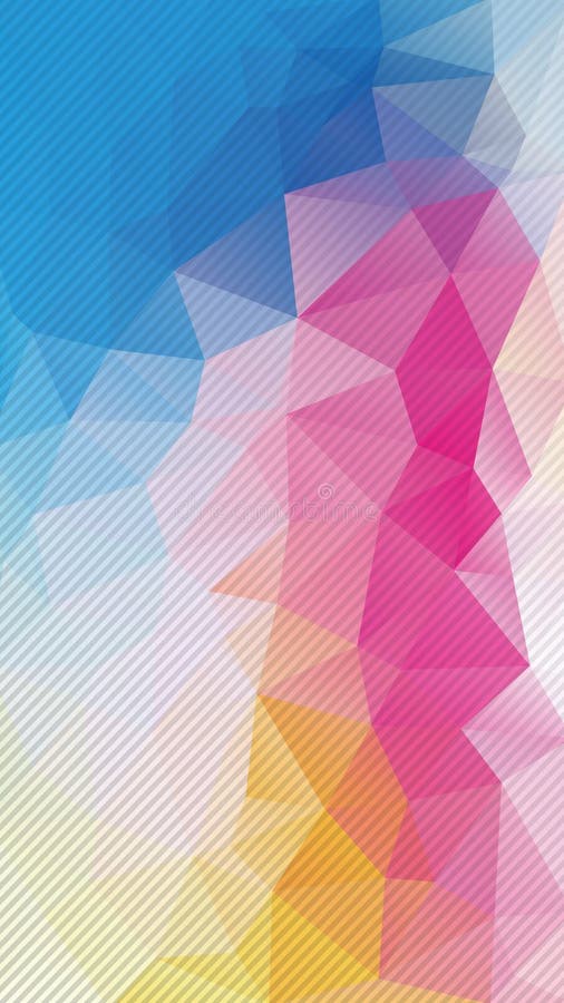 Vertical Flat Background of Geometric Triangle Shapes. Stock Vector ...